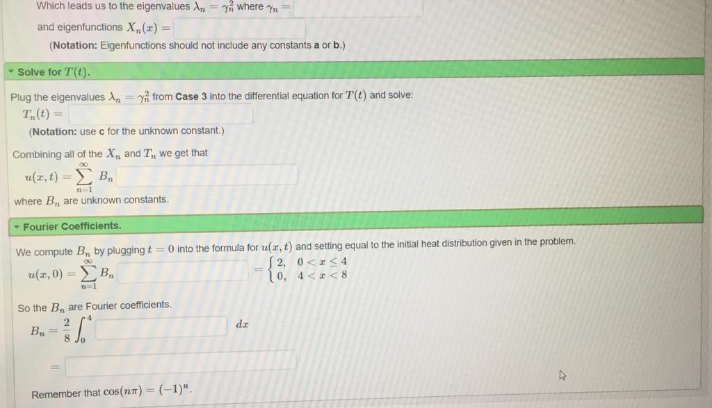 Solved In your answers below, for the variable λλ type the | Chegg.com