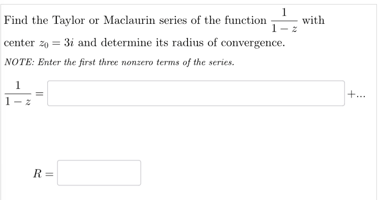 Solved Find the Taylor or Maclaurin series of the function | Chegg.com