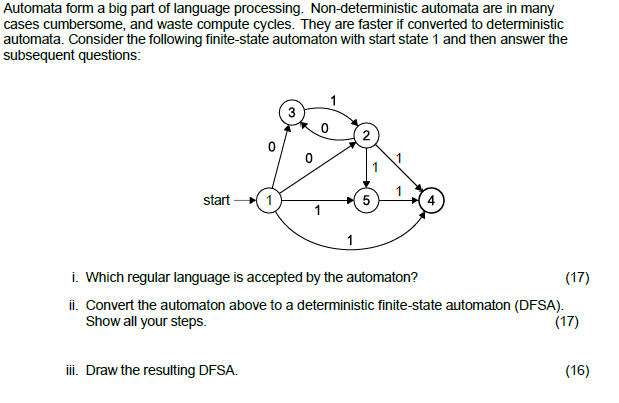 Solved Automata form a big part of language processing. | Chegg.com