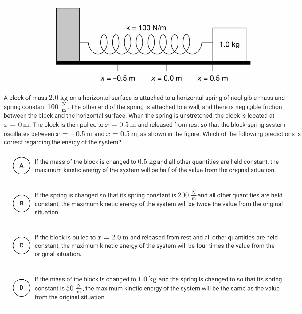 Solved 1.0 0.9 08 ܙܢ ܗ Kinetic Energy (J) ܘ 0.4 0.3 0.21 | Chegg.com