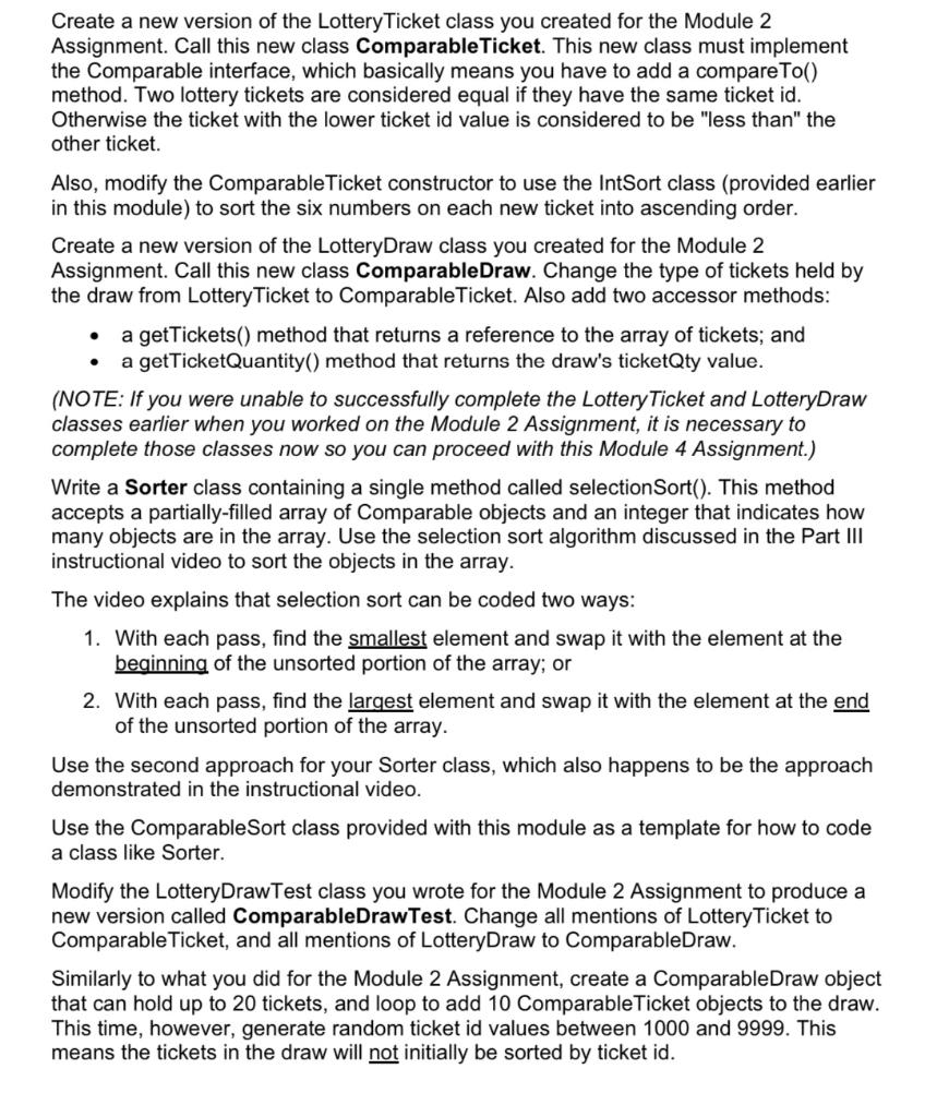 Solved I need some help altering a Java code that I have | Chegg.com