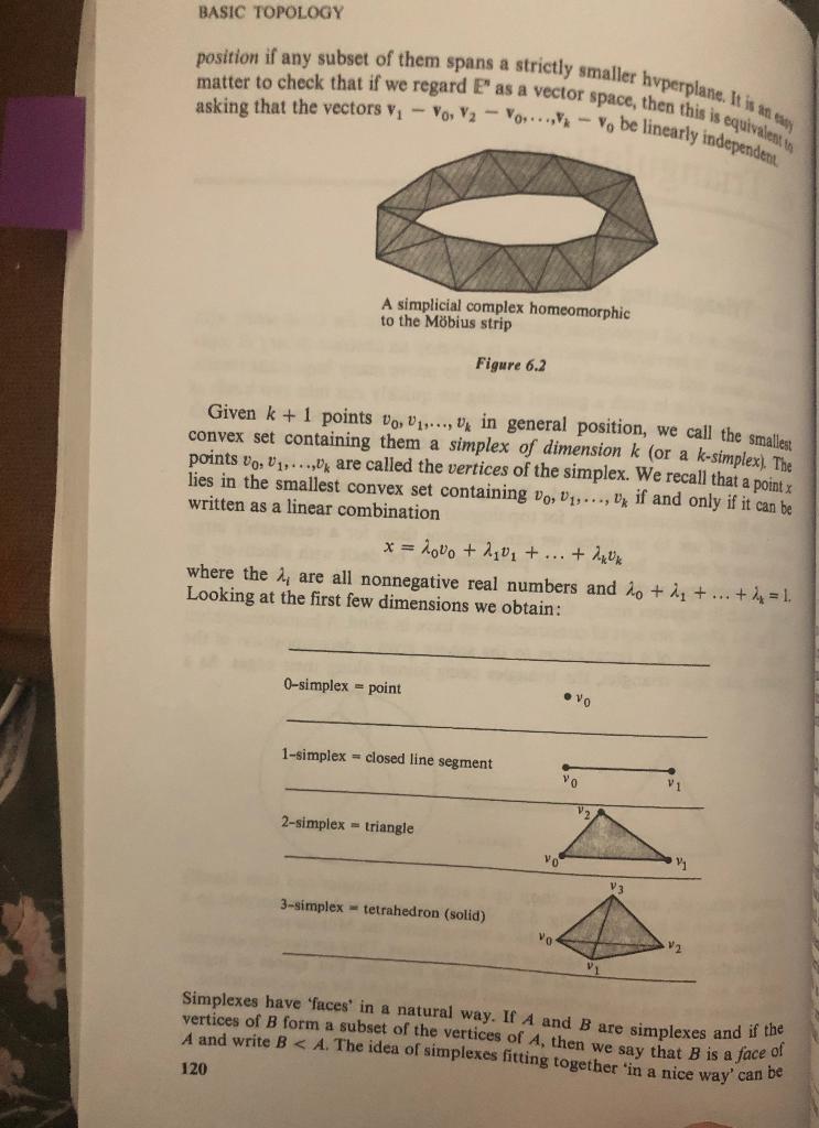 3. Take the triangulation of the Möbius strip shown | Chegg.com