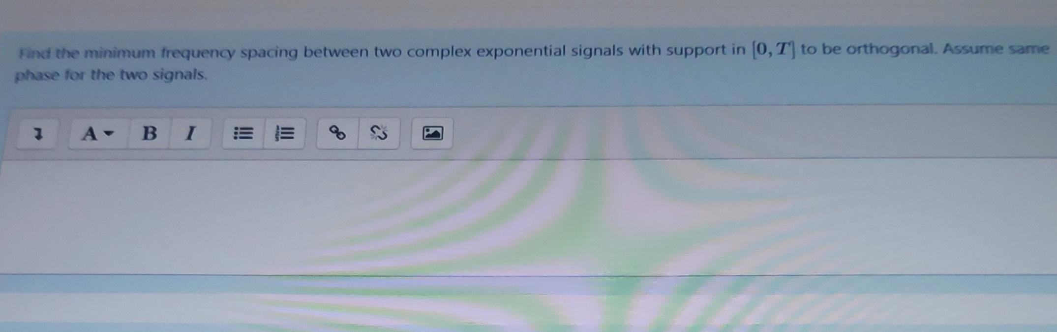 Solved Find the minimum frequency spacing between two | Chegg.com