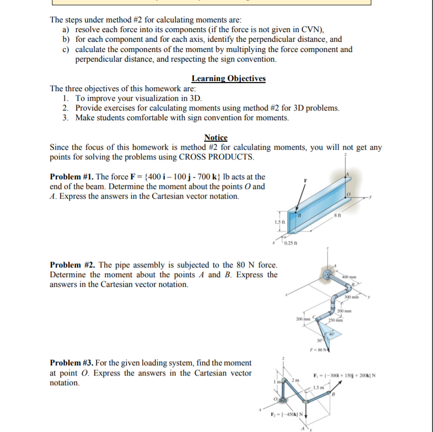 Solved The steps under method #2 for calculating moments | Chegg.com