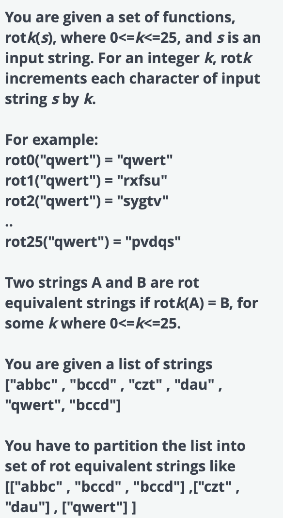 Solved You are given a set of functions, rotk(s), where | Chegg.com