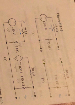 Solved 3.16 a) The voltage divider in Fig. P3.16(a) is | Chegg.com