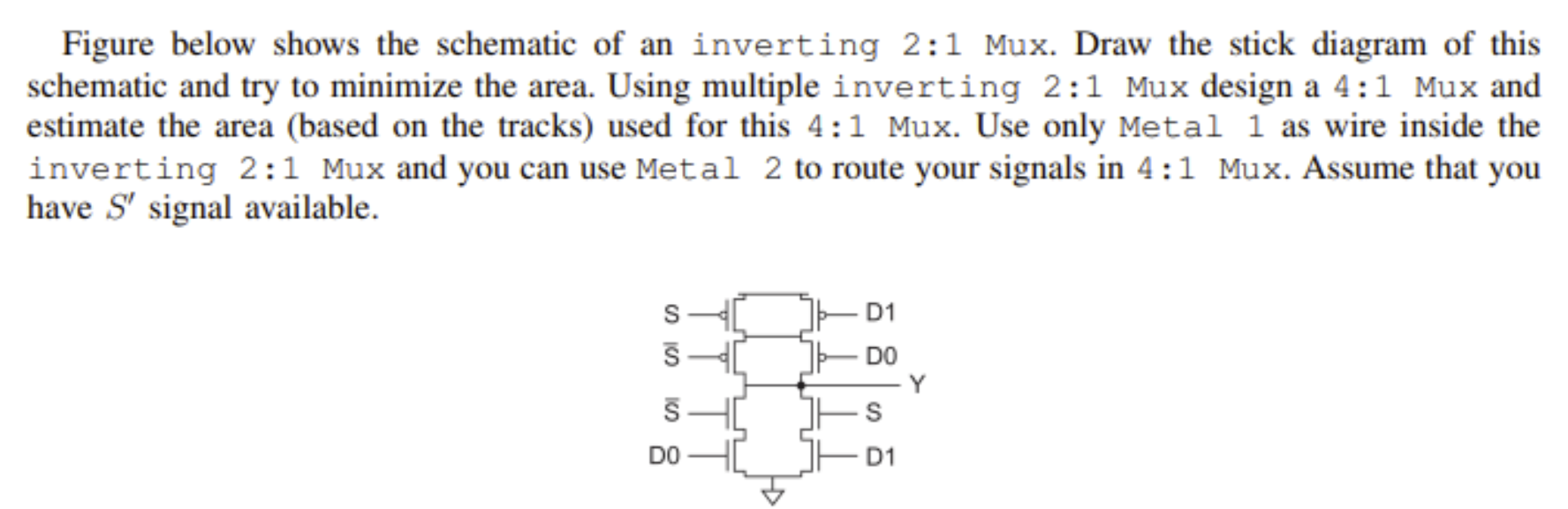 Figure below shows the schematic of an inverting 2:1 | Chegg.com