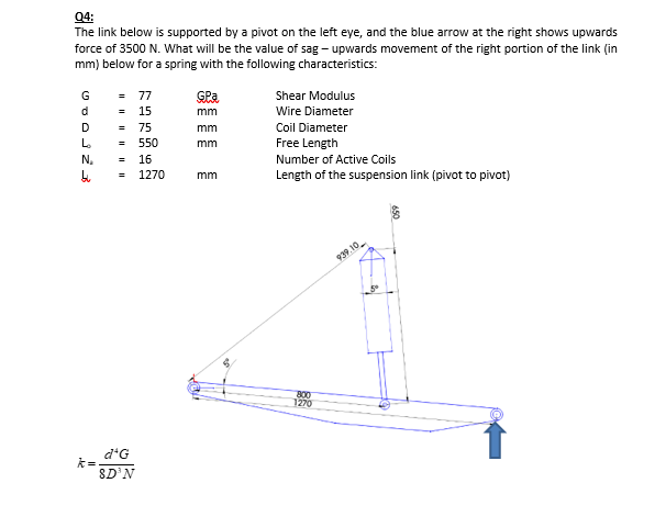 Solved 24: The link below is supported by a pivot on the | Chegg.com