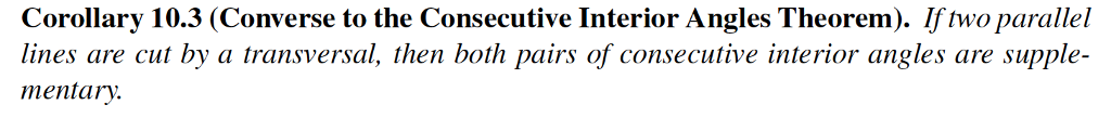 Solved Corollary 10.3 (Converse to the Consecutive Interior | Chegg.com