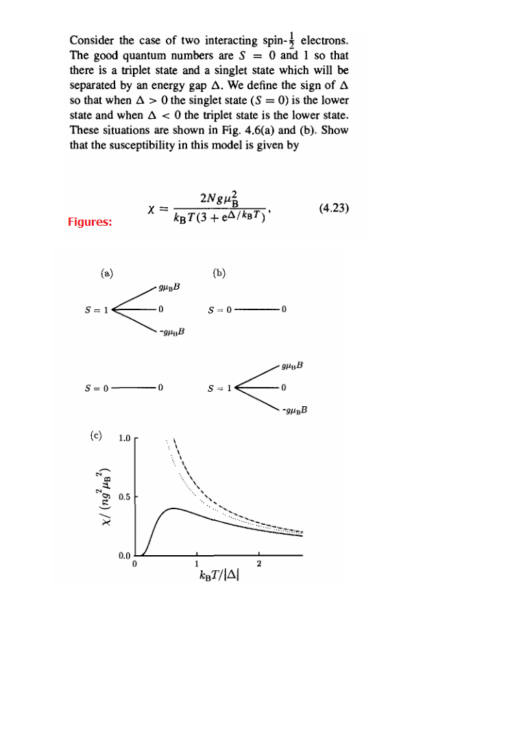 Solved Consider the case of two interacting spin- 5 | Chegg.com