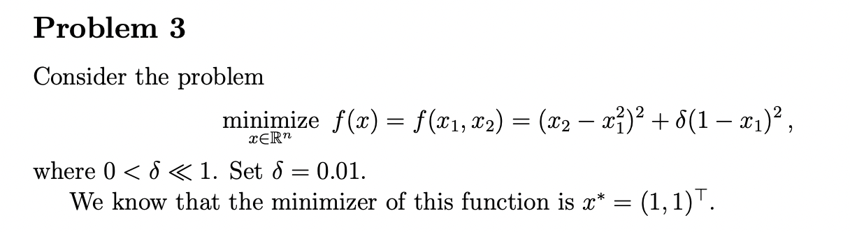 Solved Consider the problem | Chegg.com