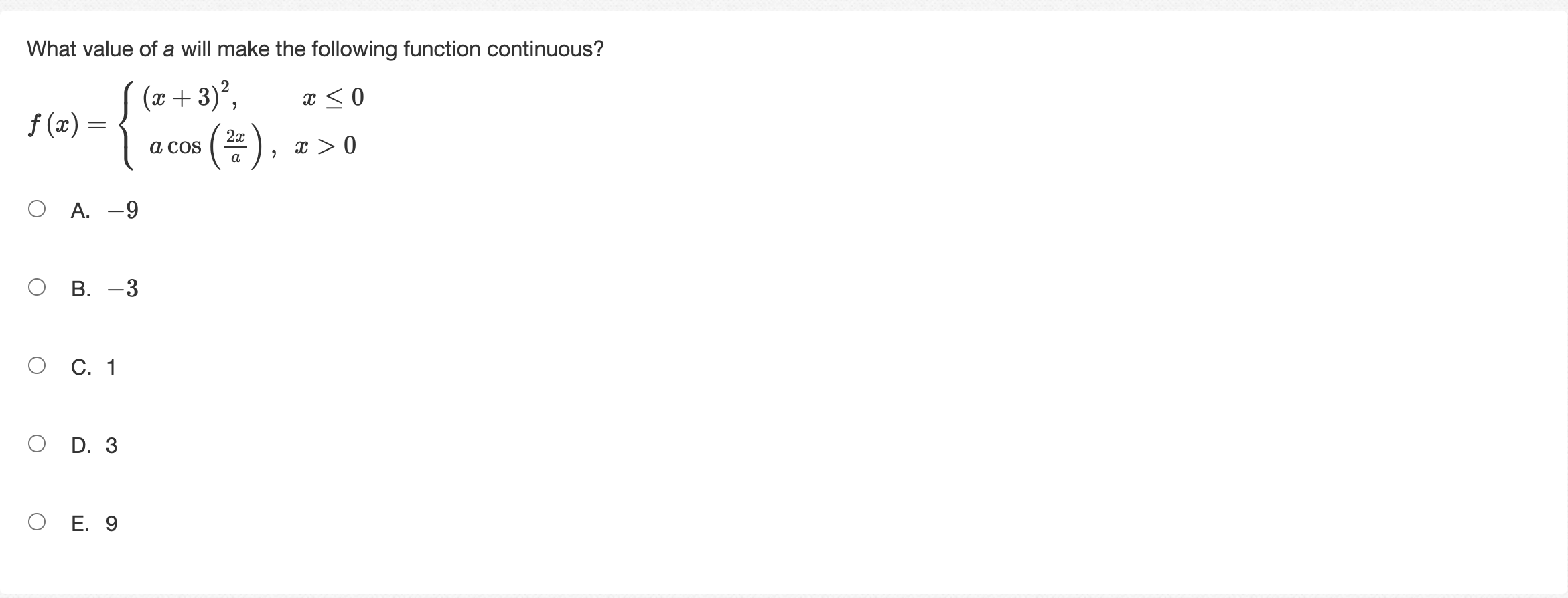 Solved Find the derivative of f(x)=exlnx. A. | Chegg.com