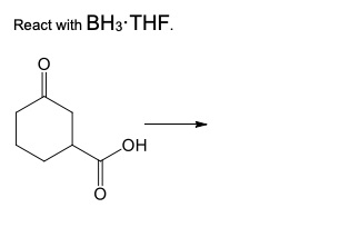 Solved React with BH3-THF. он | Chegg.com