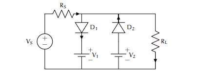 Solved A diode clipping circuit is one that “clips” the tops | Chegg.com