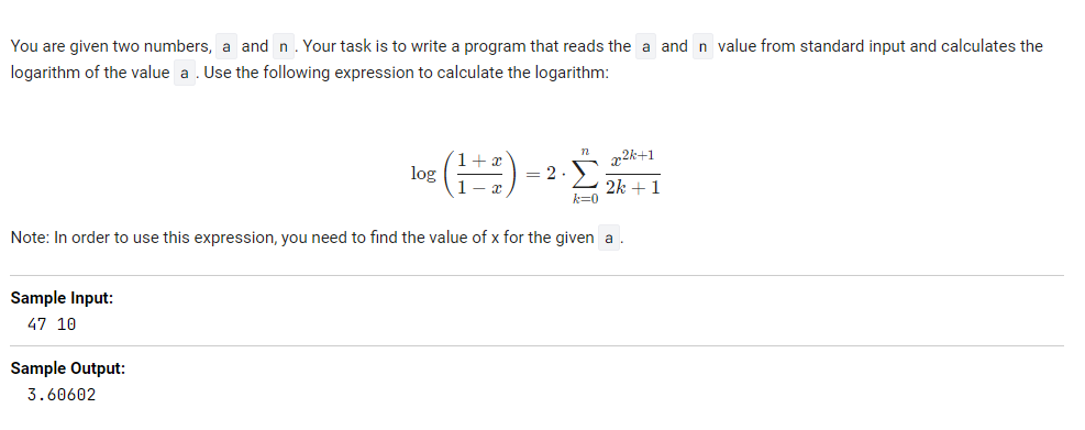 Solved You are given two numbers, a and n. Your task is to | Chegg.com Solved You are given two numbers, a and n. Your task is to | Chegg.com