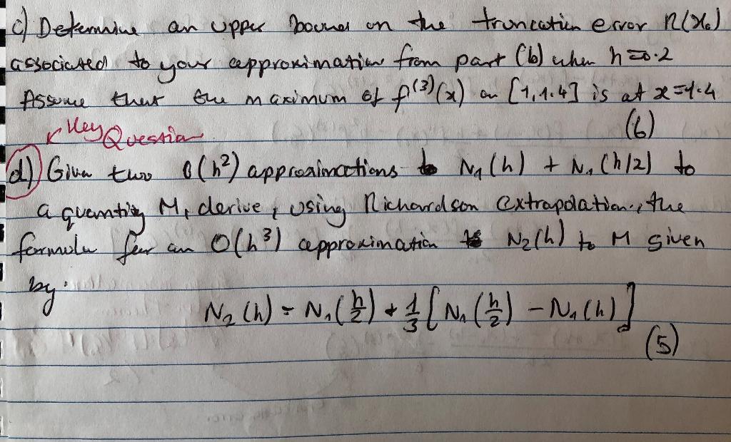 Solved 2. The three-Point Forever finite difference formula | Chegg.com