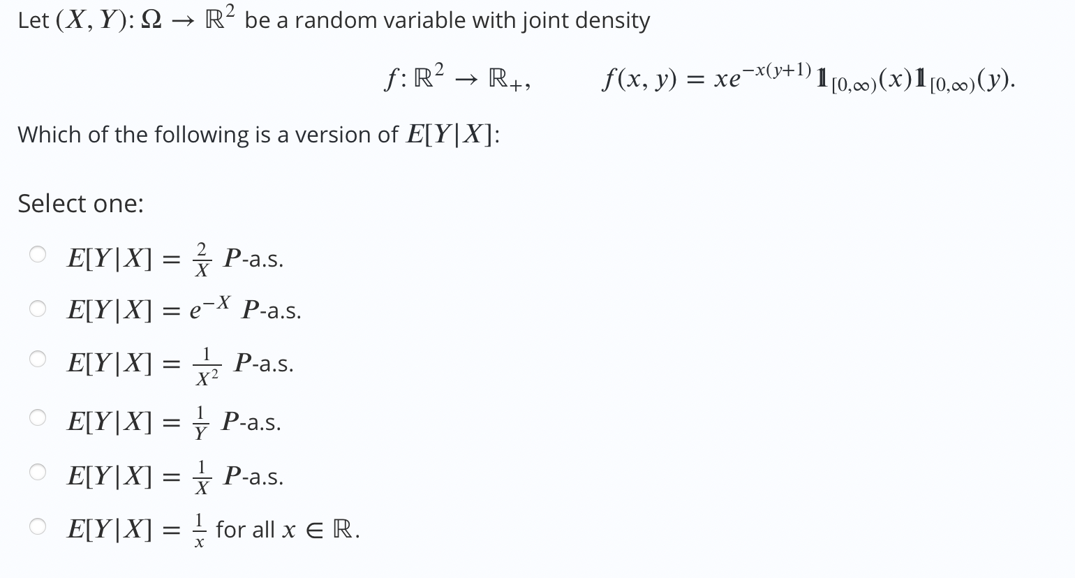 Solved Let (x,Y):Ω→R2 ﻿be a random variable with joint | Chegg.com