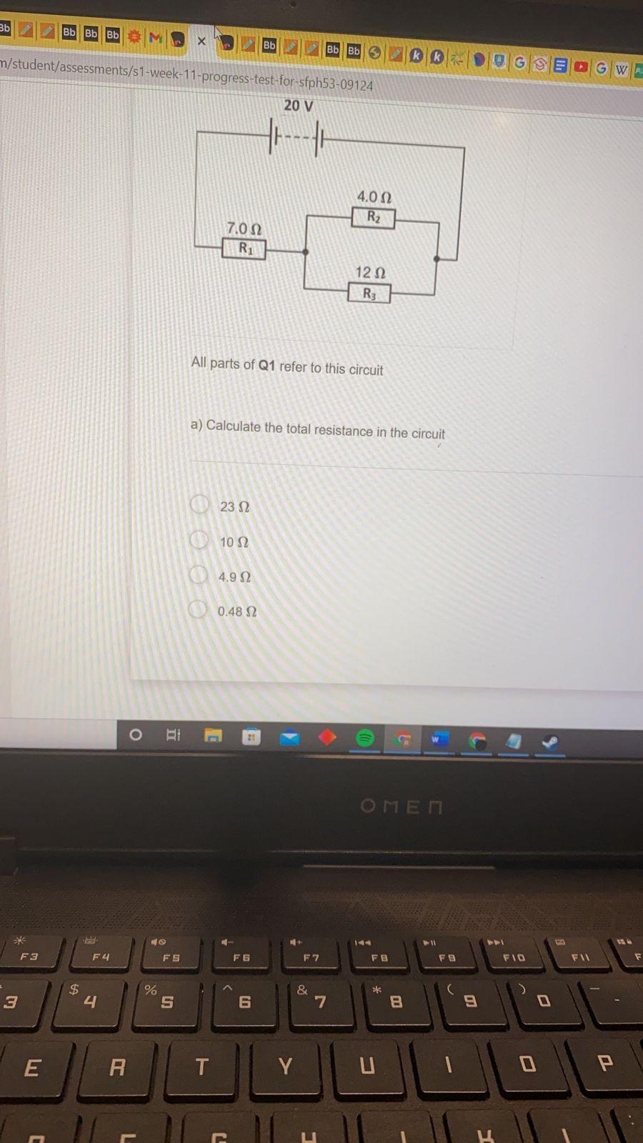 Solved potential divider equation.GOO X + | Chegg.com