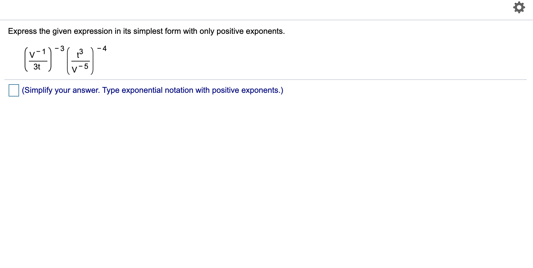 Solved Express the given expression in its simplest form | Chegg.com
