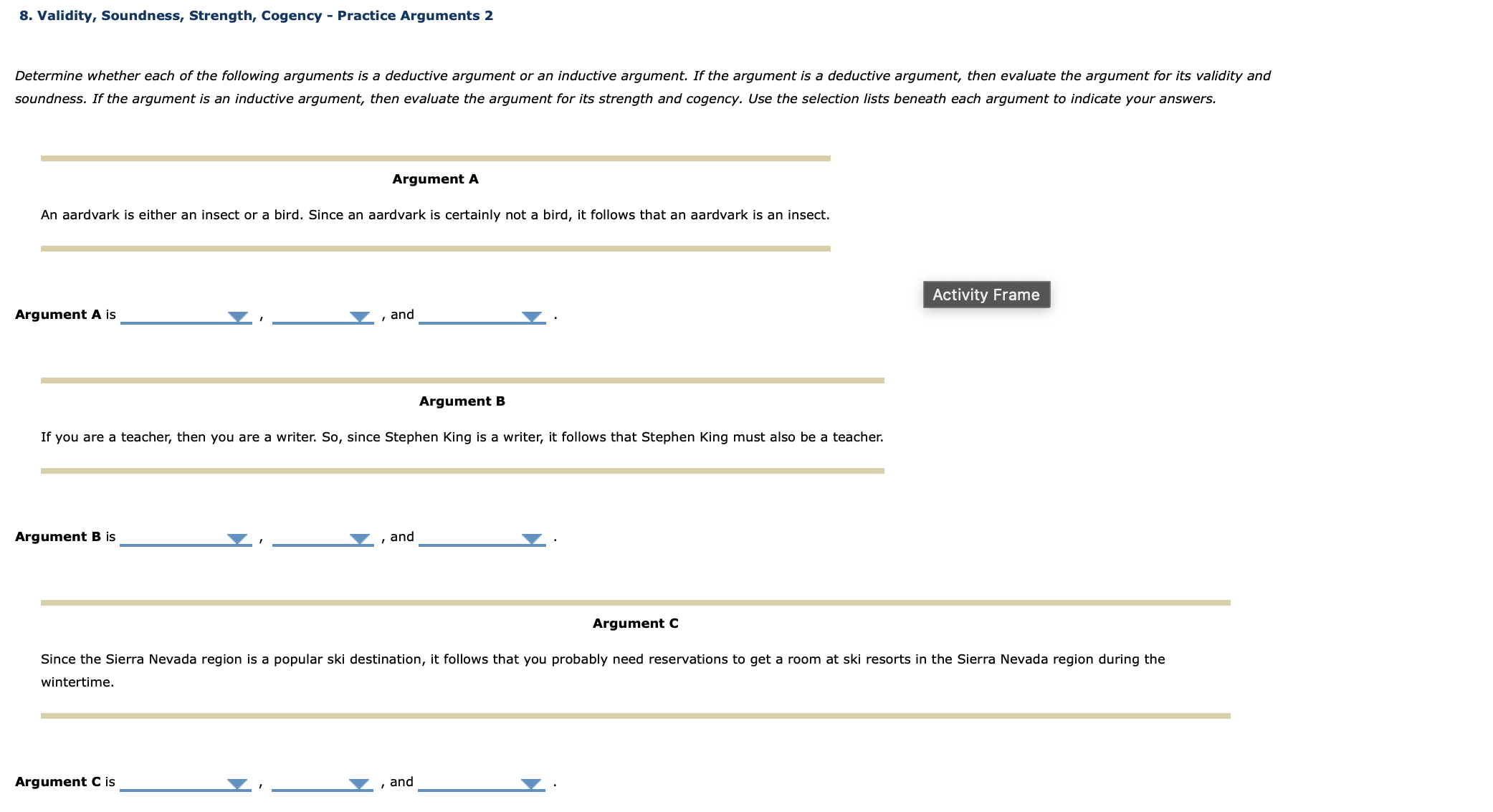 Solved Determine whether each of the following arguments is | Chegg.com
