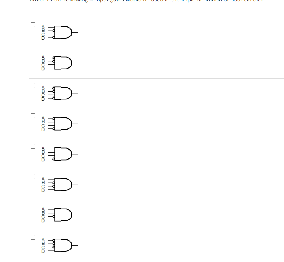 Solved Consider the design of two logic circuits that both | Chegg.com