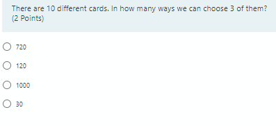 Solved There are 10 different cards. In how many ways we can | Chegg.com