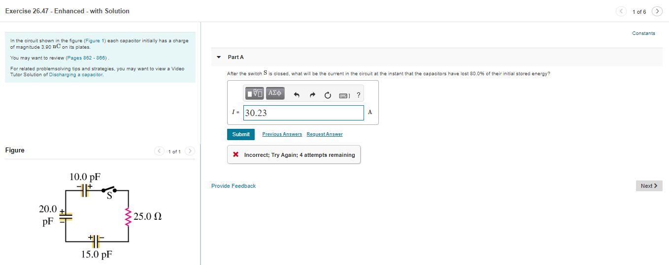 Solved Exercise 26.47 - Enhanced - with Solution | Chegg.com