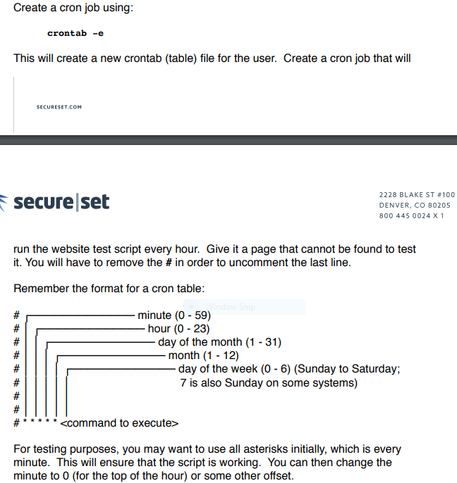 Solved Create a cron job using: crontab -e This will create | Chegg.com Solved Create a cron job using: crontab -e This will create | Chegg.com