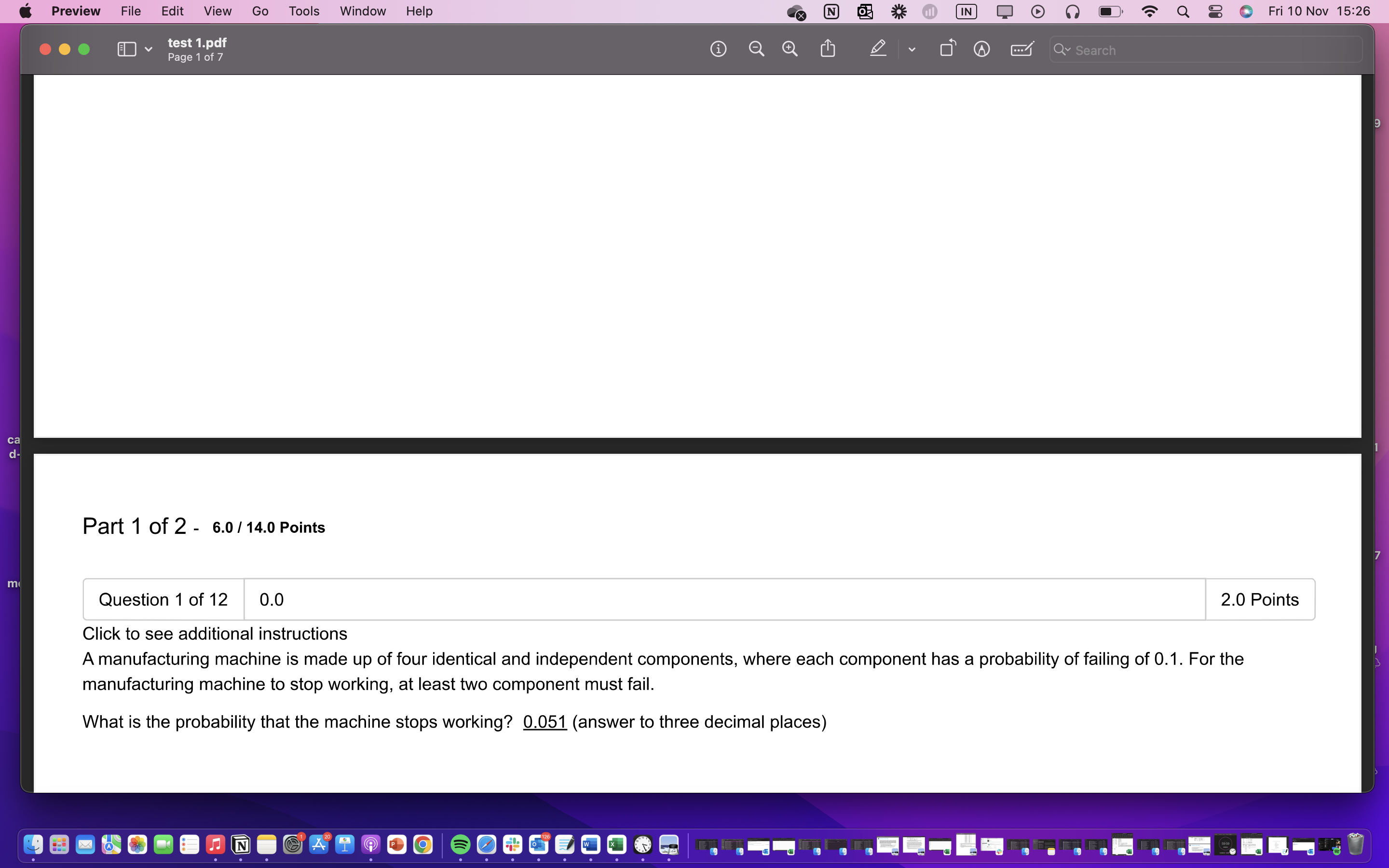 Solved Part 1 ﻿of 2-6.014.0 ﻿PointsClick to see additional | Chegg.com