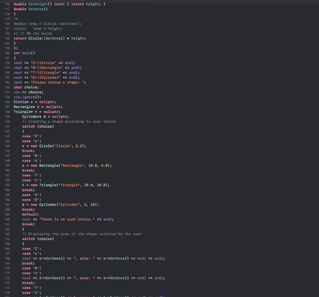 Solved Project 7 A test your abilities with inheritance. | Chegg.com