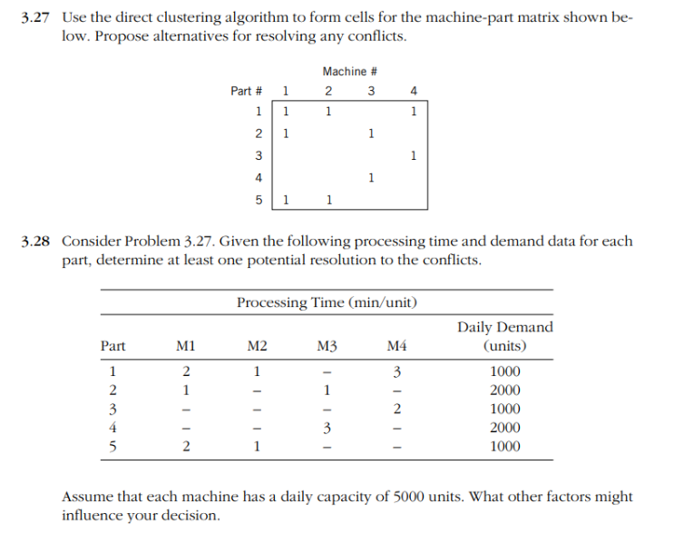 Solved 327 Use The Direct Clustering Algorithm To Form 