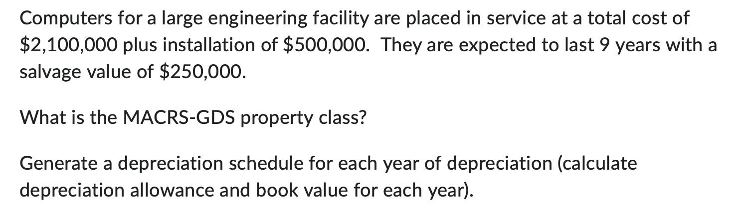 Solved Computers for a large engineering facility are placed | Chegg.com