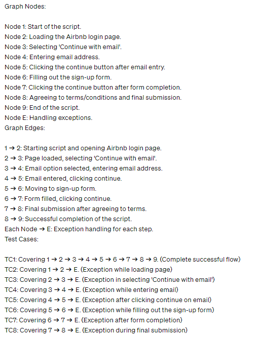 Solved Graph Nodes: Node 1: Start of the script. Node 2: | Chegg.com