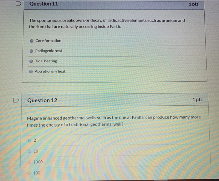 Solved Which of the following is not a terrestrial source of | Chegg.com