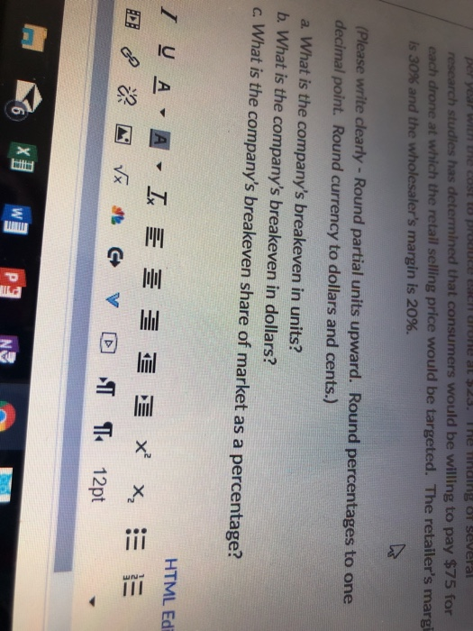 Solved Drone Innovations, Inc. (DIl) is a local drone | Chegg.com