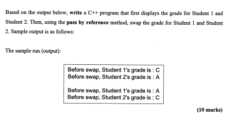 Solved Hello, can solve this question in c++ 1) 2)provide | Chegg.com
