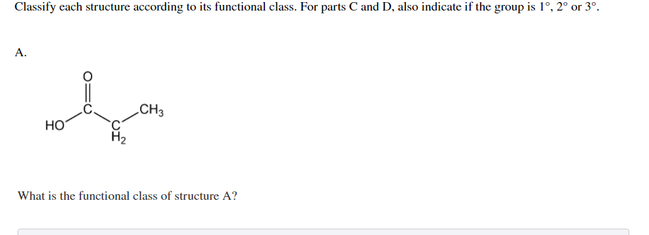 Solved Classify each structure according to its functional | Chegg.com