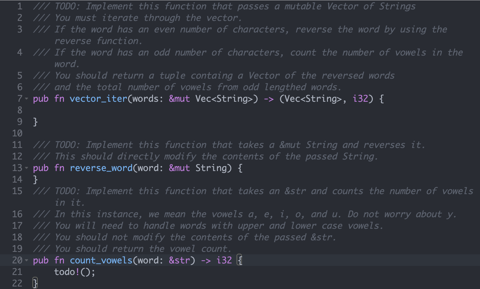 Solved First time learning rust, I really need help | Chegg.com