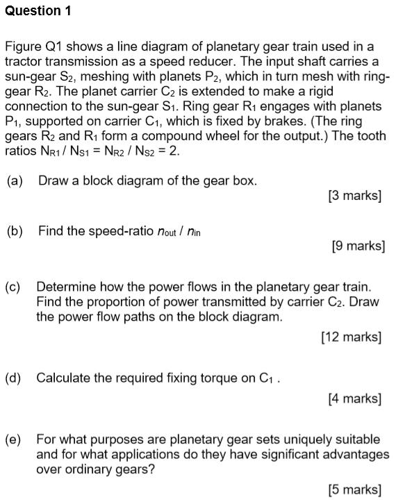 Question 1 Figure Q1 shows a line diagram of | Chegg.com