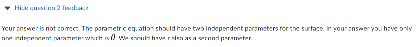 Solved Parametrize the surface S. S is the portion of the | Chegg.com