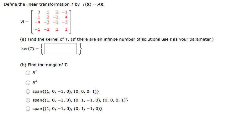 Solved Determine Whether The Linear Transformation Is