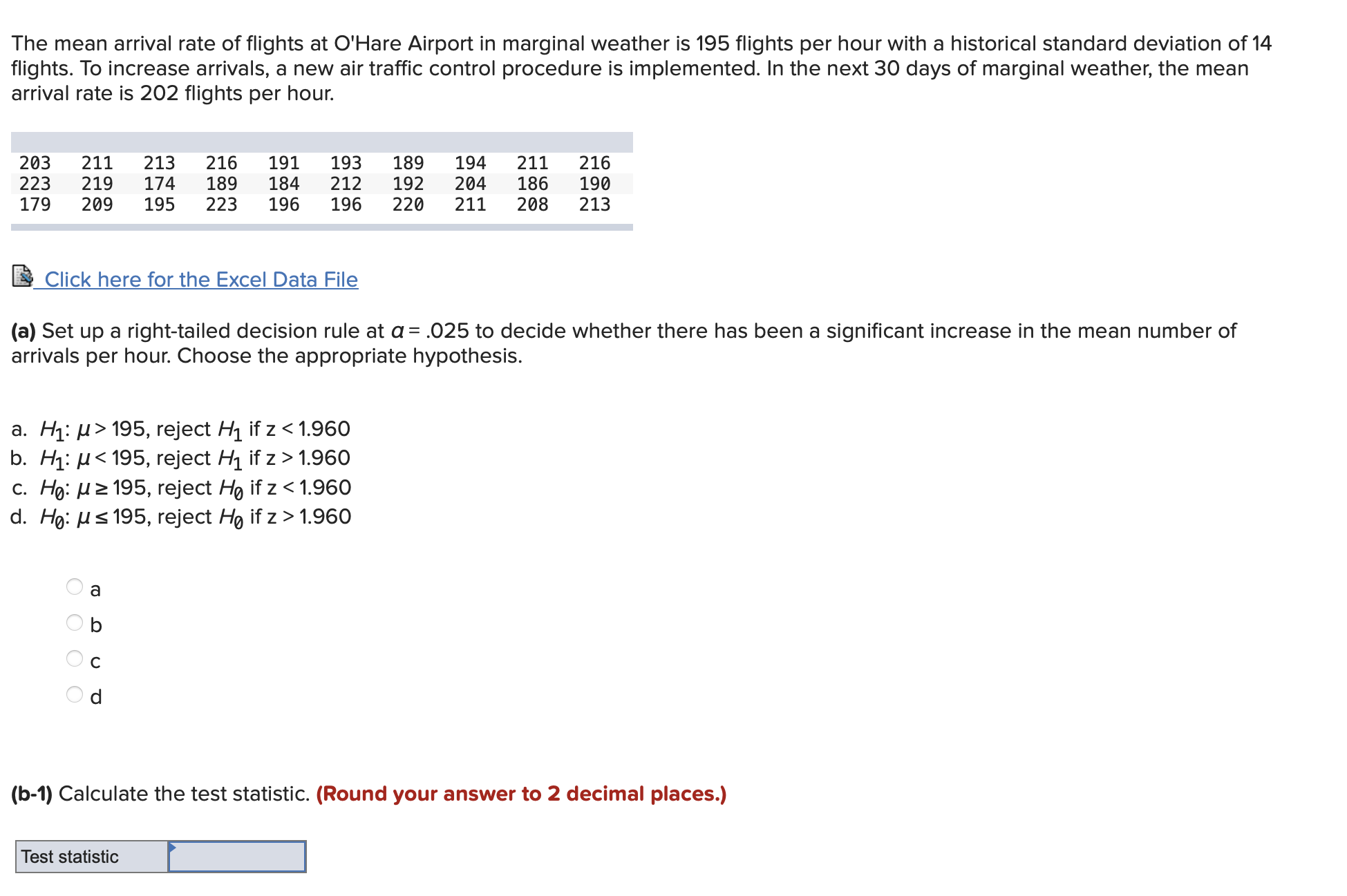 Solved The mean arrival rate of flights at O'Hare Airport in | Chegg.com