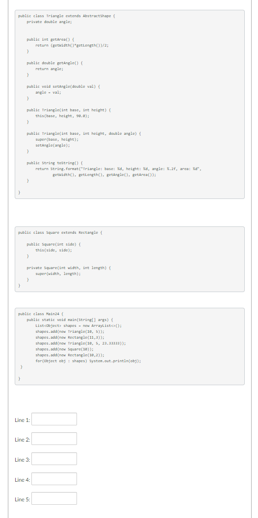 Solved Question 1 1 pts Given the following code, what are | Chegg.com