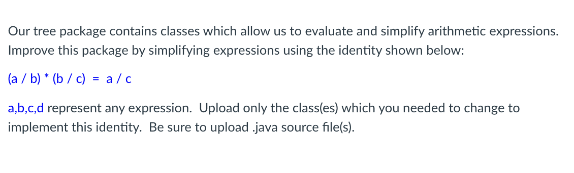 Solved Our tree package contains classes which allow us to | Chegg.com
