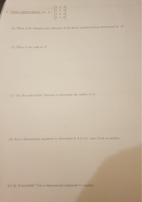 Solved 1 0 2 (a) What is the domain and codomain of the | Chegg.com