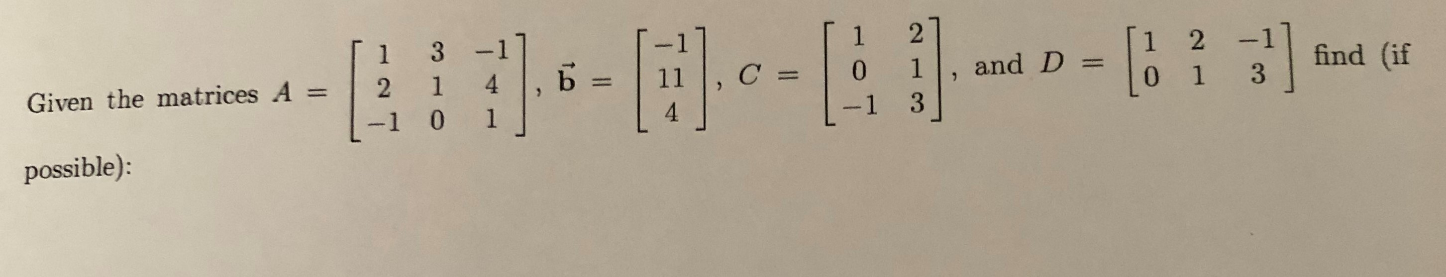 Solved Prove that for scalars c and d and mxn matrix W that | Chegg.com