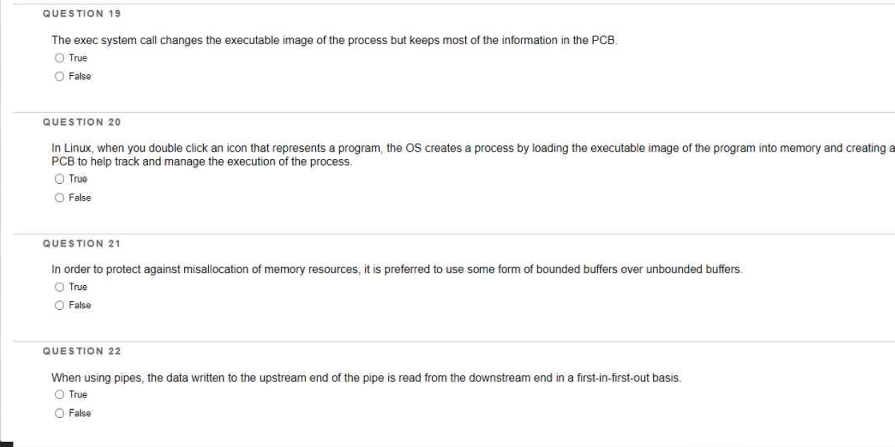 Solved QUESTION 19 The exec system call changes the | Chegg.com