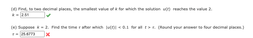Solved A Certain Spring Mass System Satisfies The Initial