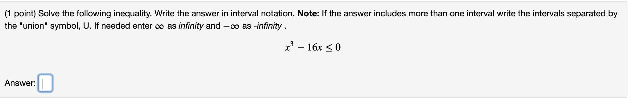 Solved (1 point) Find the equation for the line L (graphed | Chegg.com