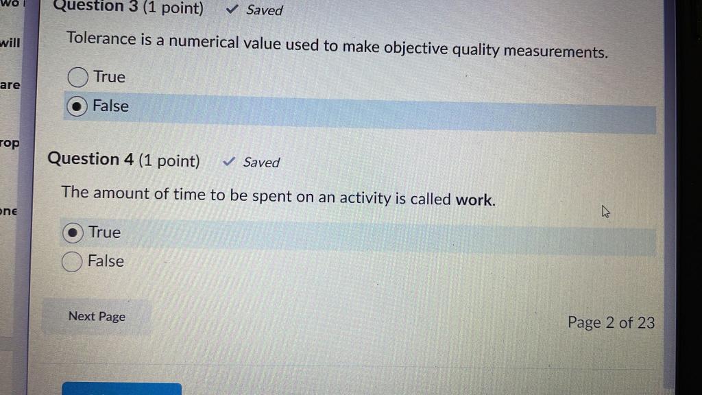 Solved Tolerance is a numerical value used to make objective | Chegg.com